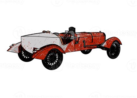 Grunge Style Classic Car 12007503 Png