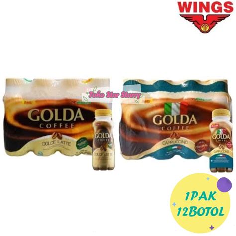 [instant] Golda Coffee Dolce Latte Bottle 200ml X12 Ready To Drink