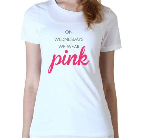 On Wednesdays We Wear Pink Digital Cut File Mean Girls Svg Etsy