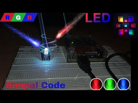 Control An RGB LED With A Button Beginner Arduino Project RGB YouTube