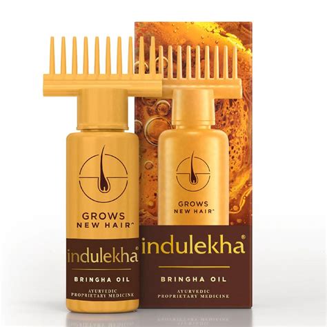 Buy Indulekha Bringha Ayurvedic Hair Oil 100 Ml Hair Fall Control And