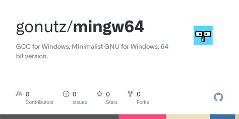Github Gonutzmingw64 Gcc For Windows Minimalist Gnu For Windows