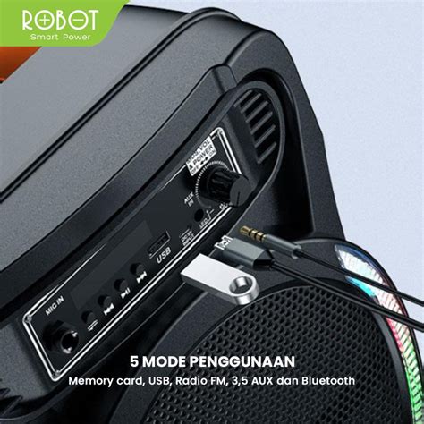 Jual Robot Speaker Wireless Mic Speaker Full Bass Rb450 Audio Bass