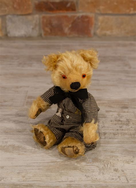 Chubby 1950s Chiltern Teddy Bear — Cooperstown Bears