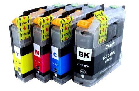 Zestaw Tuszów LC123 Inkdigo do drukarek Brother 4x20ml