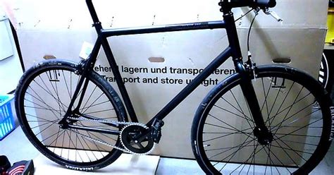 My First Single Speedfixed Gear Bike Ready To Attack Brussels Traffic