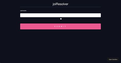 react hook form joiresolver v6 forked codesandbox