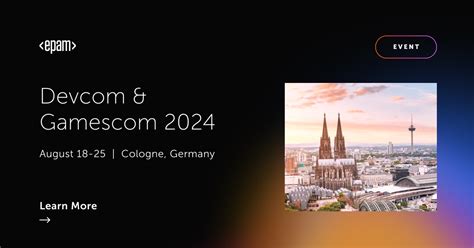 Join Us At Devcom And Gamescom 2024 Epam