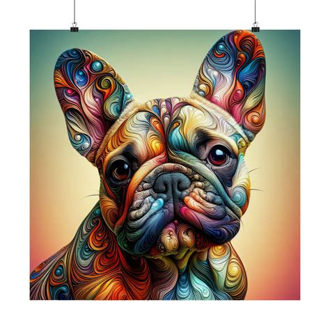 Frenchies Psychedelic Daydream Poster Unfocussed Photography And Art