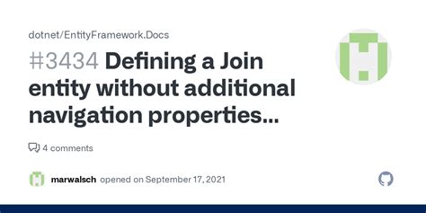 defining a join entity without additional navigation properties not