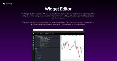 Widget Editor Xinfinit