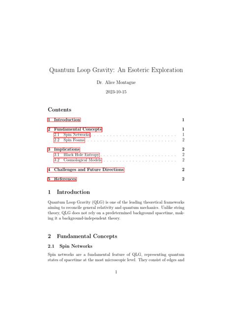 Quantum Loop Gravity An Esoteric Exploration Pdf Quantum Gravity