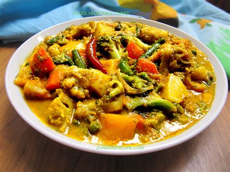 Mixed Vegetable Curry Bangla Bangladeshi And Bengali Food Recipes