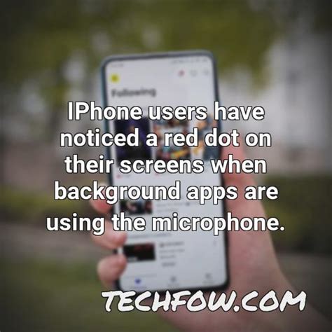 What Is The Red Dot On My Iphone [guide ]