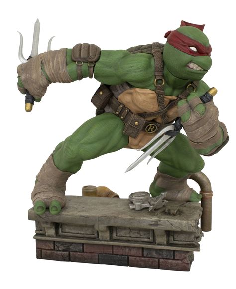 Tmnt Dlx Gallery Raphael Pvc Statue Impact Comics