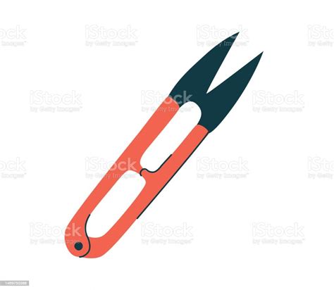 Thread Clipper For Sewing Vector Stock Illustration Download Image Now Art Canvas Fabric