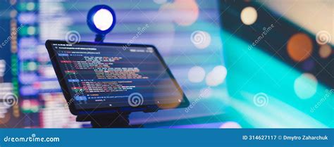 Working Atmosphere Of A Programmer At Home Background Programming