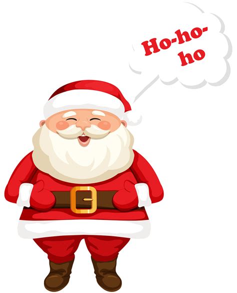 Santa Claus Ho Ho Ho Png Clipart Image Stickers Camping Car Totoro
