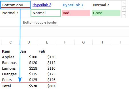 Add A Blue Accent Bottom Border To The Selected Cells Use The Thickest Single Line Russell