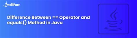 Difference Between Operator And Equals Method In Java