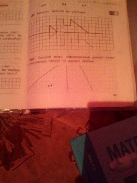 построй точки симметричные данной точкеА относительно каждой из данных прямых Школьные Знания Com