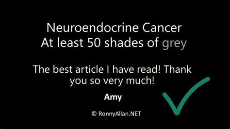 Neuroendocrine Cancer Ronny Allans Group