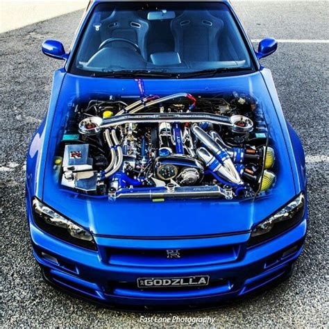 R34 Nissan Skyline Engine Bay Showcase