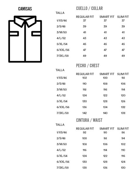 Hombre Tallas De Camisas Sales USA Clc Cet Edu