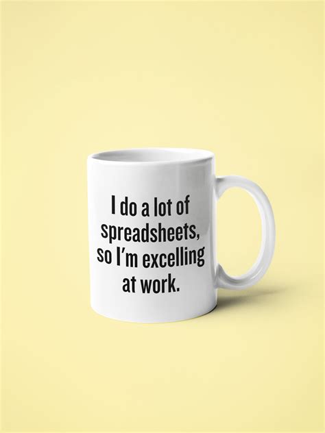 Accountant T Funny Accounting Mug Excel Mug Im Etsy