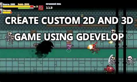 create custom 2d and 3d game using gdevelop by davies william fiverr