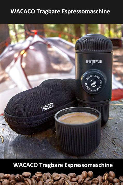 WACACO Nanopresso Tragbare Espressomaschine Mit Nanopresso S Etui