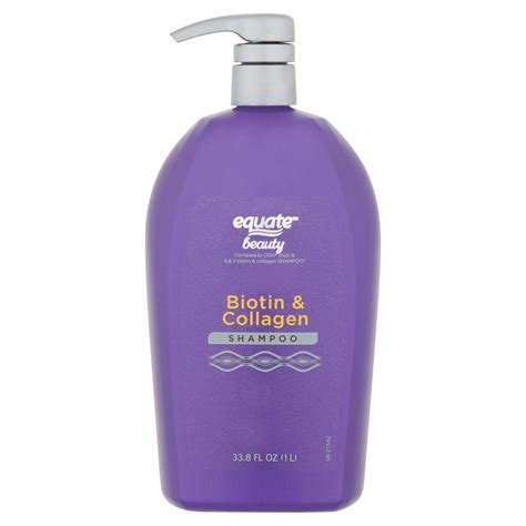 Equate Beauty Biotin & Collagen Shampoo, 33.8 fl oz - Walmart.com ...