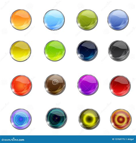 Vector Glossy Web Icon Button Stock Illustration Illustration Of Element Black 13769775
