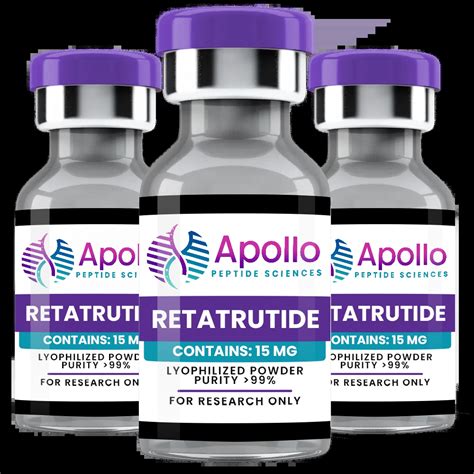 Retatrutide 15mg 10 Pack Apollo Peptide Sciences