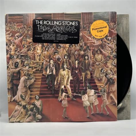 Rolling Stones Its Only Rock N Roll 1974 Us Promo Nuovo Pulizia