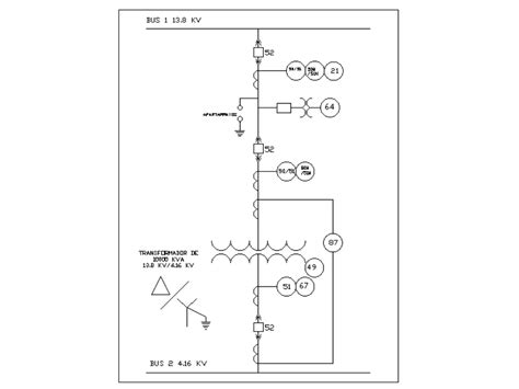 Typical Protection Diagram In Autocad Cad 20 43 Kb Bibliocad