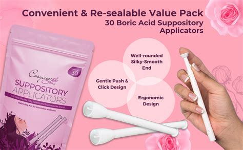 Cosynee Disposable Vaginal Suppository Applicator For Women