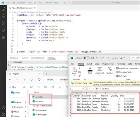 Powershell Convert Xml To Csv With Examples