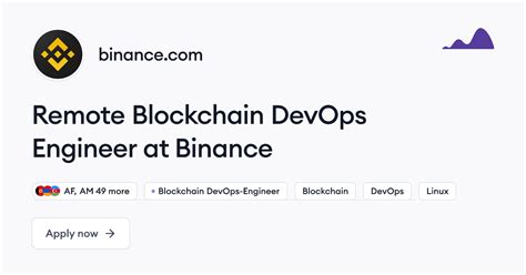 Remote Blockchain Devops Engineer Job At Binance Himalayas
