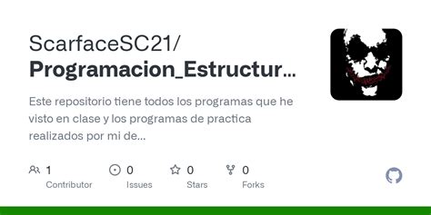 Github Scarfacesc21programacionestructuradacsharp Este Repositorio Tiene Todos Los