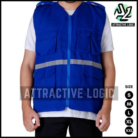 Jual Rompi Lapangan Rompi Proyek Bahan Drill Rompi Safety Rompi