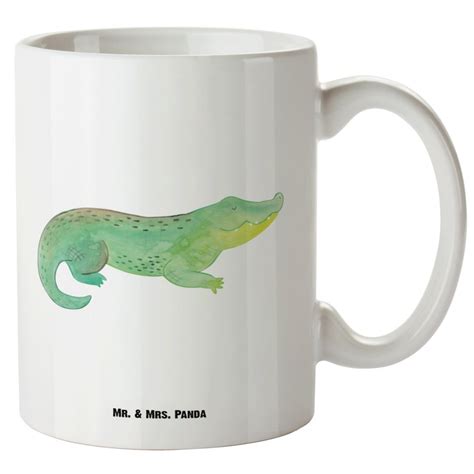 Mr And Mrs Panda Tasse Krokodil Weiß Geschenk Meer