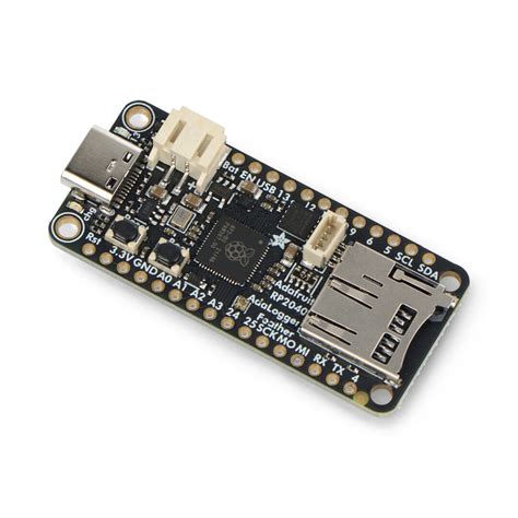 Feather RP2040 Adalogger 8MB Flash modul se čtečkou microSD
