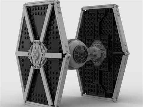 Lego Moc Midi Scale Tie Fighter By Majora56 Rebrickable Build With Lego