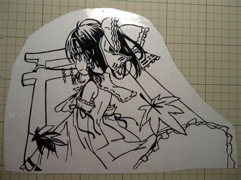最初の処女作 切り絵神社