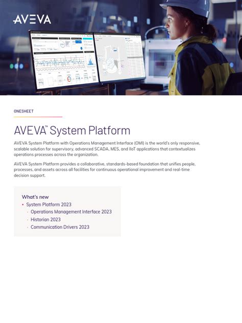 onesheet aveva system platform 2023whatsnew 22 07 pdf line pdf application