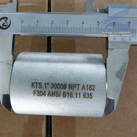 Astm A182 Threaded Pipe Fittings Full Coupling Shanghai Zhucheng Pipe