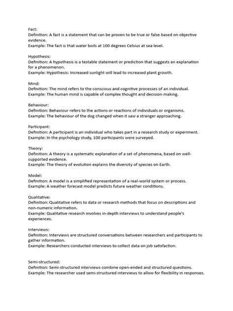 Research Methods Notes Pdf Experiment Validity Statistics