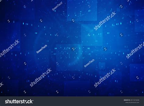 Binary Code Background Digital Abstract Technology Stock Illustration