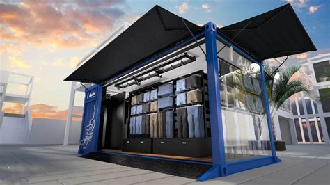 Modern Clothes Container Shop Garment Shipping Container Store